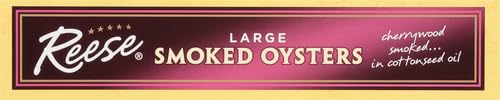 Reese Large Smoked Oysters - 3.7 oz