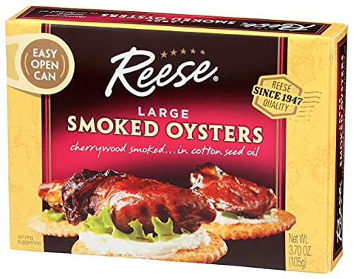 Reese Large Smoked Oysters - 3.7 oz