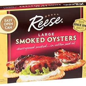 Reese Large Smoked Oysters - 3.7 oz