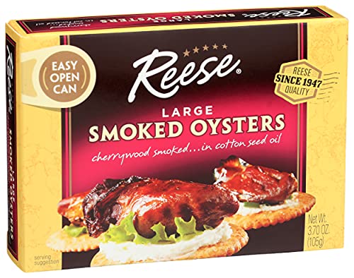 Reese Large Smoked Oysters - 3.7 oz