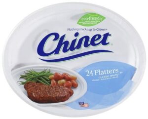 chinet platter - 12.625 in - 24 ct