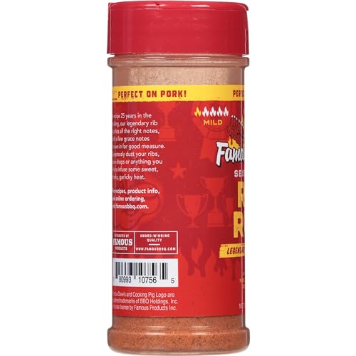 Famous Dave's - 1 pck, Rib Rub Seasoning (5.5 oz.)