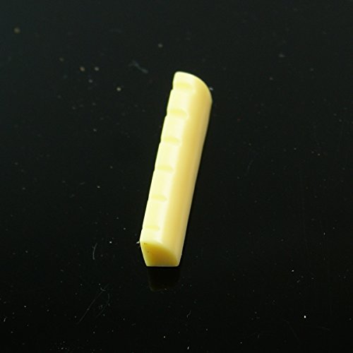 Slotted Nut Replacement For Electric/Acoustic Guitar 43mm,Aged Ivory Color