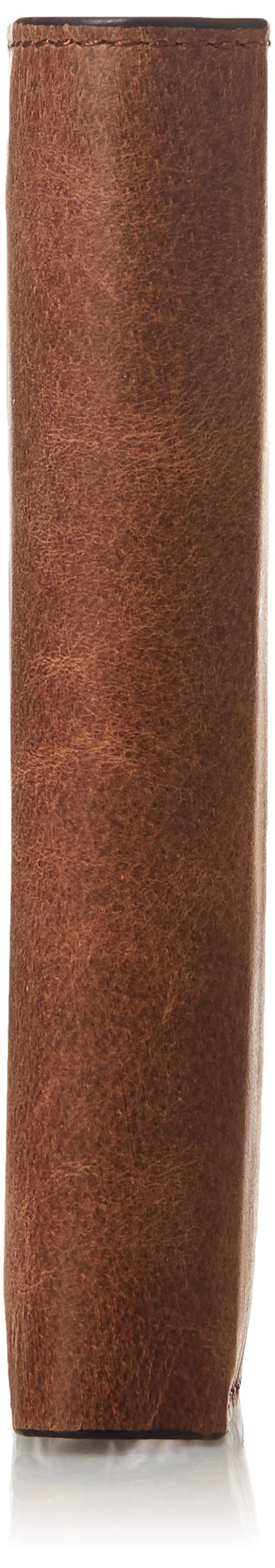 Fossil Men's Derrick Leather RFID-Blocking Large Capacity International Combination Bifold Wallet, Brown