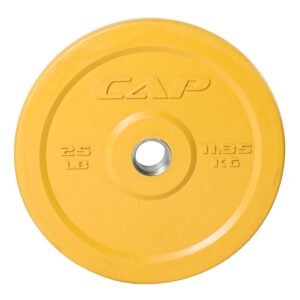 cap barbell olympic 2" rubber bumper plate