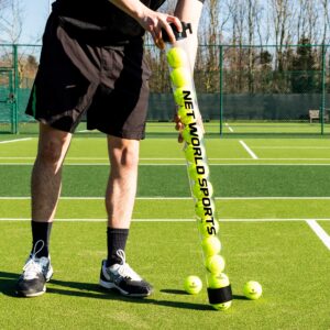 vermont tennis ball pick up equipment - mower, pick up tube, ball hopper & carts - effortless tennis ball collection for ultimate court maintenance (pick up tube)