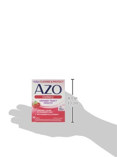 AZO All Natural Concentrated Cranberry Tablets, 50 Count