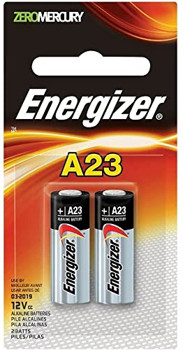 Energizer A23 Battery, 12 Volt, 4 Batteries (2 X 2 Count Retail Packages)