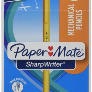 Paper Mate Sharpwriter 0.7 mm Mechanical Pencils, Yellow Barrel - Pack of 216 (1921221)