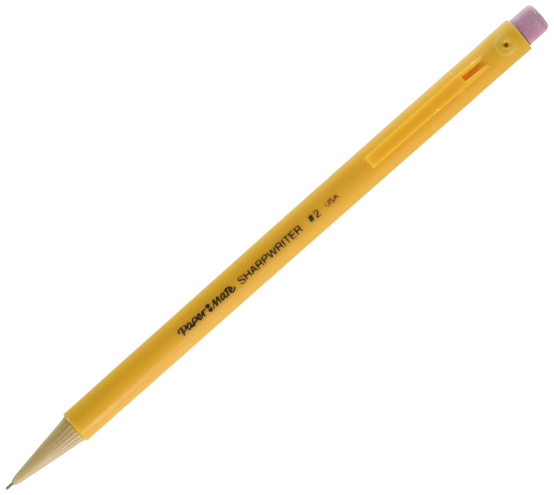 Paper Mate Sharpwriter 0.7 mm Mechanical Pencils, Yellow Barrel - Pack of 216 (1921221)