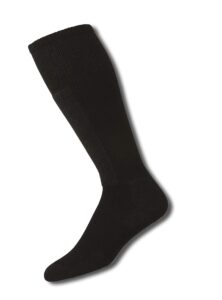 thorlos sl thin cushion ski over the calf socks, black diamond, medium