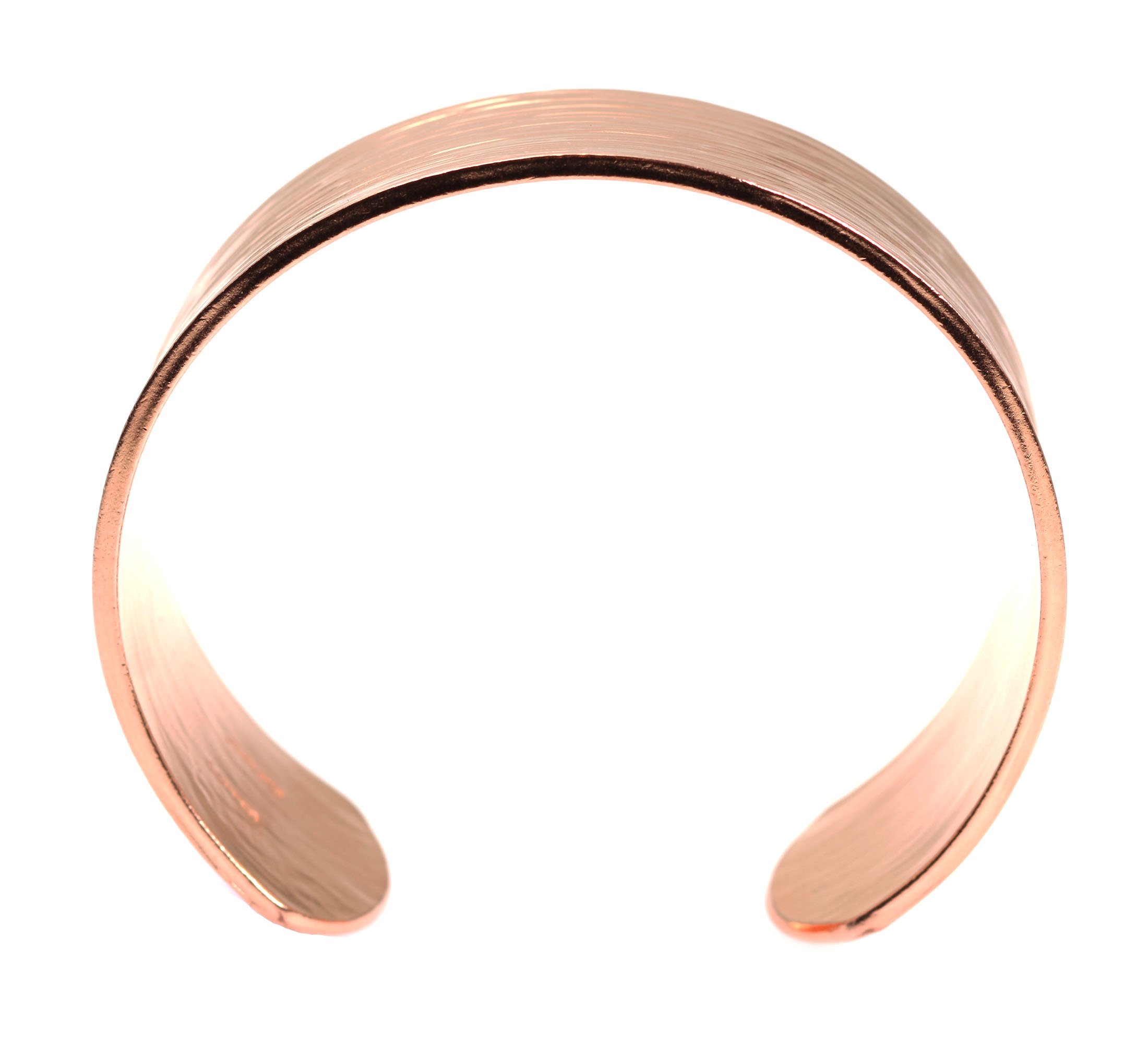 John S. Brana Chased Copper Cuff Bracelet - 100% Solid Copper Cuff Handmade Jewelry