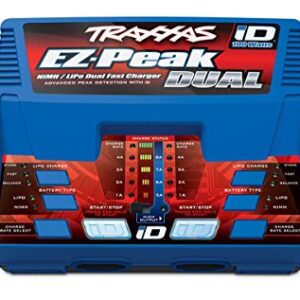 Traxxas EZ-Peak Plus 100 Watt NIMH/Lipo Dual Charger with Id System