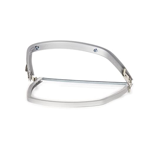 MSA 10158799 V-Gard Frame - General Purpose & Elevated Temperature Applications, Fits Cap-Style Hard Hats, Metal - Heavy Duty Anodized Aluminium, Durable & Replaceable Safety Helmet Accessory