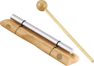 energy chime with mallet for meditation, sound healing, yoga and classrooms — long resonance pure tone