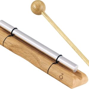 Energy Chime with Mallet For Meditation, Sound Healing, Yoga and Classrooms — Long Resonance Pure Tone