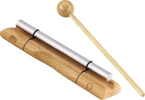 energy chime with mallet for meditation, sound healing, yoga and classrooms — long resonance pure tone