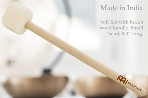 Singing Bowl Mallet, Felt Head — MADE IN INDIA — for Meditation, Sound Healing Therapy and Yoga, 2-YEAR WARRANTY