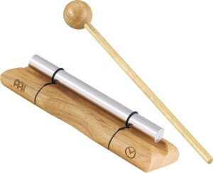 energy chime with mallet for meditation, sound healing, yoga and classrooms — long resonance pure tone