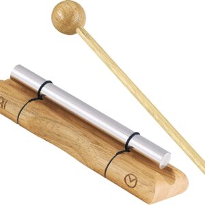 Energy Chime with Mallet For Meditation, Sound Healing, Yoga and Classrooms — Long Resonance Pure Tone