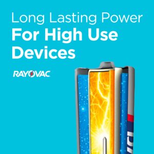 Rayovac AA Batteries, Alkaline Double A Batteries (48 Battery Count)