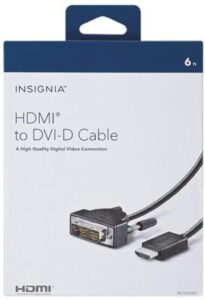 insignia hdmi to dvi-d 6ft cable