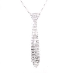 generic crystal tassels rhinestone necklace wedding bridal jewelry prom