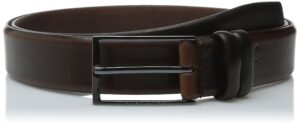 boss hugo boss men's carmello belt, dark brown, 32