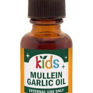 Herb Pharm Kids Mullein and Garlic Oil, 1 Fl Oz, Calendula, Garlic, Mullein, St. John's Wort, Olive Oil