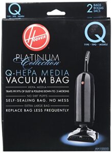 hoover paper bag, type q upright hepa (pack of 2)