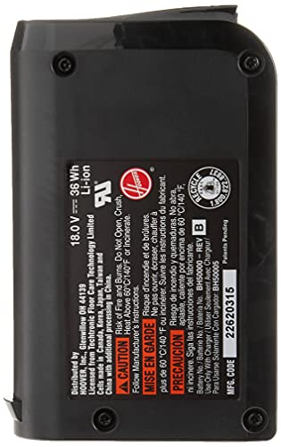 Hoover 302723001 Battery, Linx Lithium 18V Rechargable Cordless