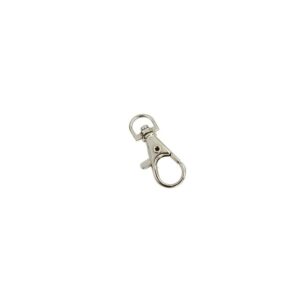 Honbay® Silver Chrome Color Swivel Eye Lobster Snap Clasp Hook for Key Ring 38x16mm