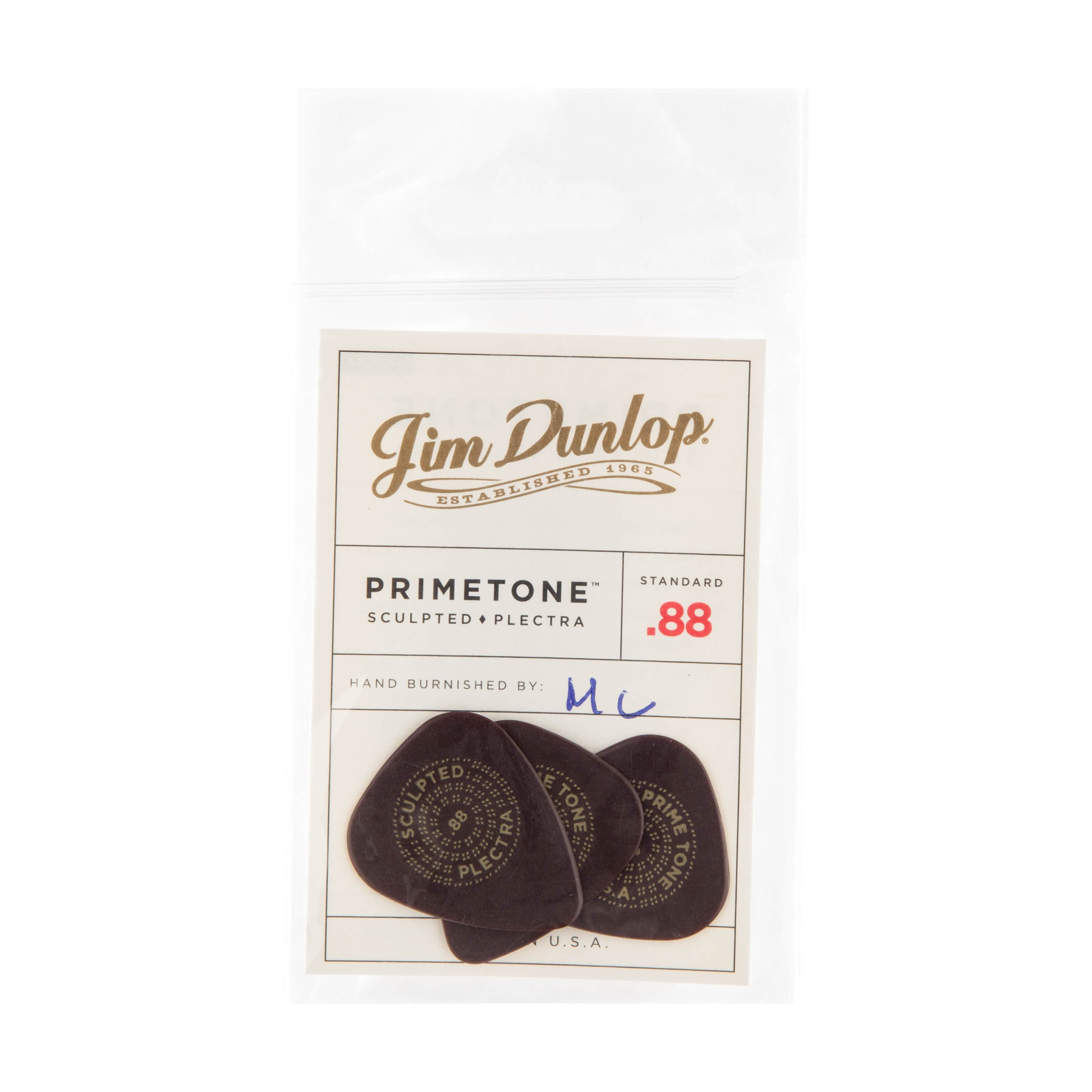 PPRIMETONE® STANDARD SMOOTH PICK .88MM - 3 Pack