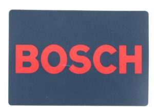 bosch parts 1601118c77 label