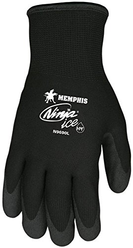 MCR Safety Memphis N9690XL Ninja Ice Mechanic/Ice Fish Glove, Size XLarge (2 Pair)