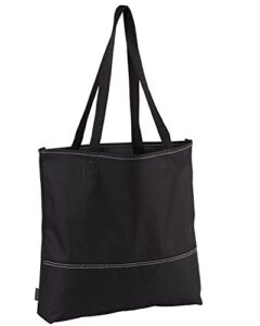 gemline prelude shoulder straps convention tote, black, one size