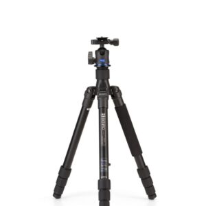 Benro FVY28AIH1 Velocity AL Series 2 Tripod Kit, 4 Section, Twist Lock, IH1 Head (Black)