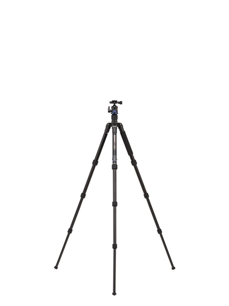 Benro FVY28AIH1 Velocity AL Series 2 Tripod Kit, 4 Section, Twist Lock, IH1 Head (Black)