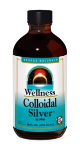 source naturals wellness colloidal silver 30 ppm, supports physical well being* - 16 fluid oz