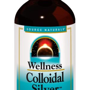 Source Naturals Wellness Colloidal Silver 30 ppm, Supports Physical Well Being* - 16 Fluid oz