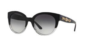 versace womens sunglasses (ve4294) black/grey acetate - non-polarized - 56mm