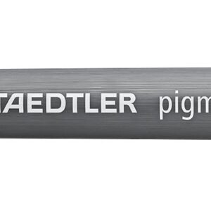 Staedtler Pigment Liner, Fineliner Pen For Drawing, Drafting, Journaling, 1.2mm, Black, 308 12-9 (308 12-9 VE)