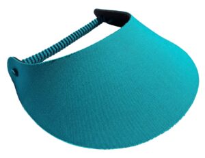 the incredible sunvisor, available in beautiful solid colors, perfect for the summer! (turquoise)