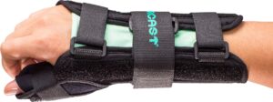 aircast a2 wrist support brace with thumb spica: right hand, large