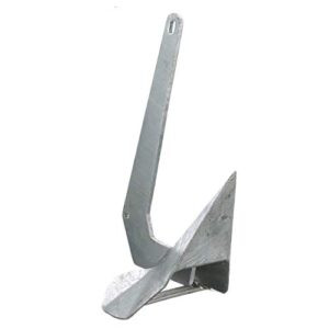 seachoice plow boat anchor, hot-dipped galvanized steel, 22 lbs., for boats 32-41 ft.