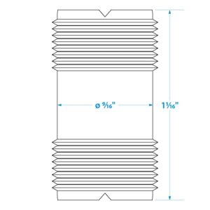 SEACHOICE PL258 DBL Female Connector SCP 19851