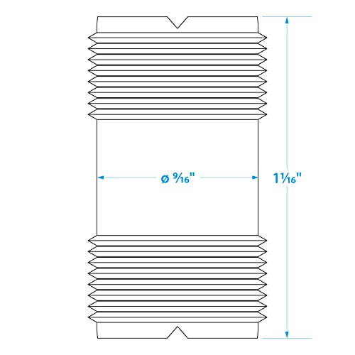 SEACHOICE PL258 DBL Female Connector SCP 19851