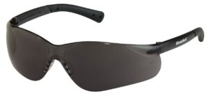 crews bk312 bearkat safety glasses gray frame w/gray lens, (12 pair)