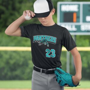 Augusta Sportswear Kids' Elastic Baseball Belt, Teal, One Size