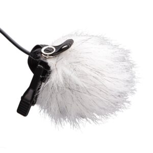 Movo WS10m 5 Pack Universal Furry Lavalier Microphone Windscreen Muff, Shure, Rode, and 8-13 mm Lapel Mics